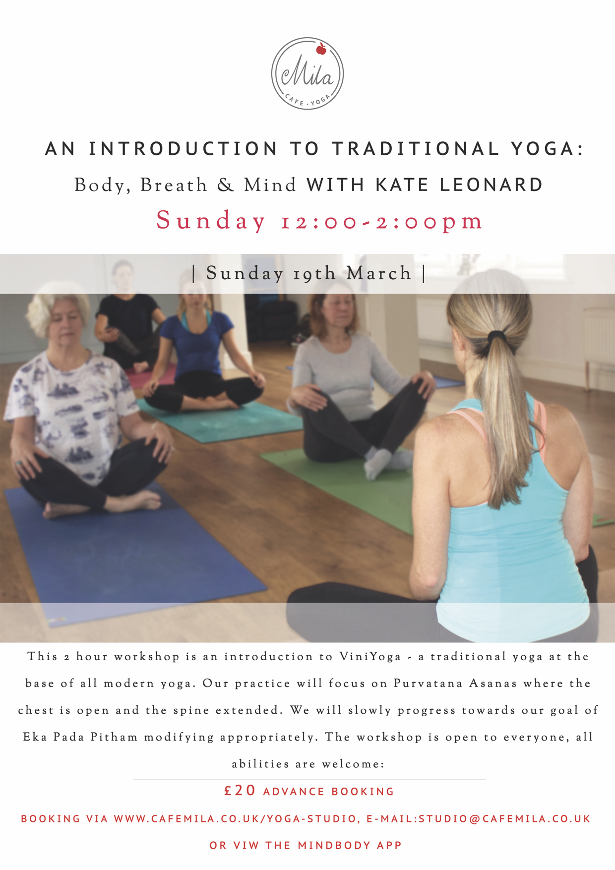 Workshops & Courses - Kate Leonard Yoga